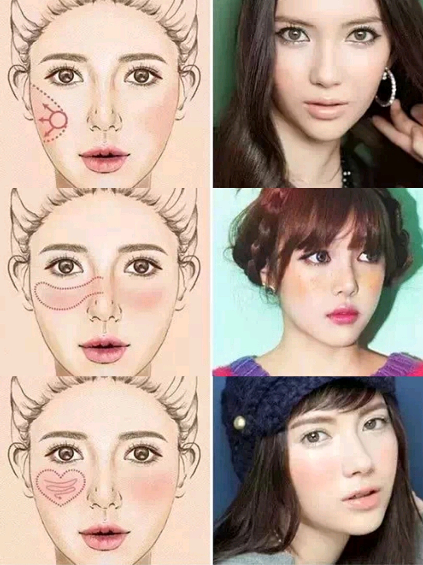 跟我学get少女腮红画法!☀️最近get了一个少女圈子 新氧美容整形